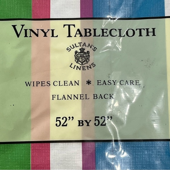 vintage sultans linens | Dining | Vintage Sultans Linen Striped ...